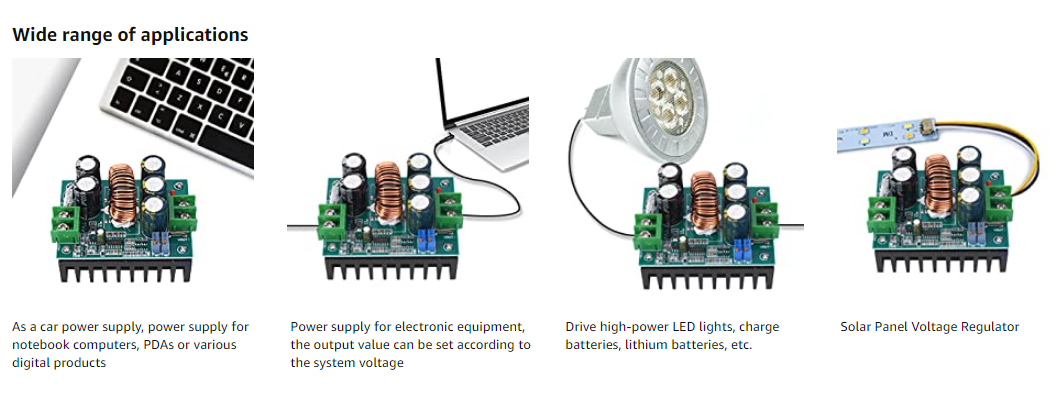 1200W High Power DC to DC Boost Converter from ICStation on Tindie